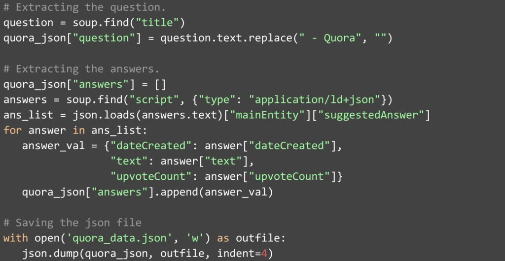 How To Scrape Quora Content - A Complete Guide | PromptCloud